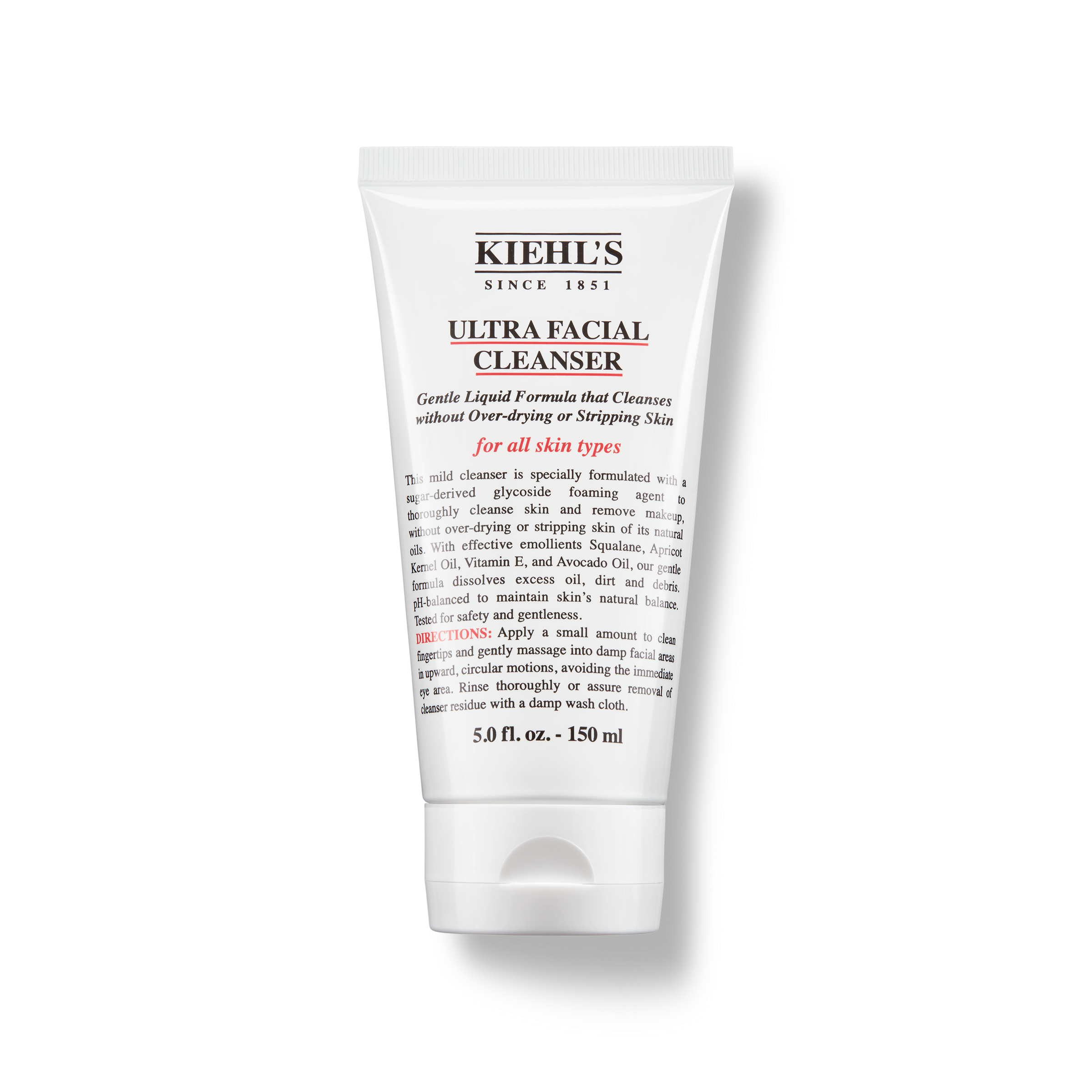 Ultra Facial Cleanser Gently Cleanse Without Drying Skin Kiehl s