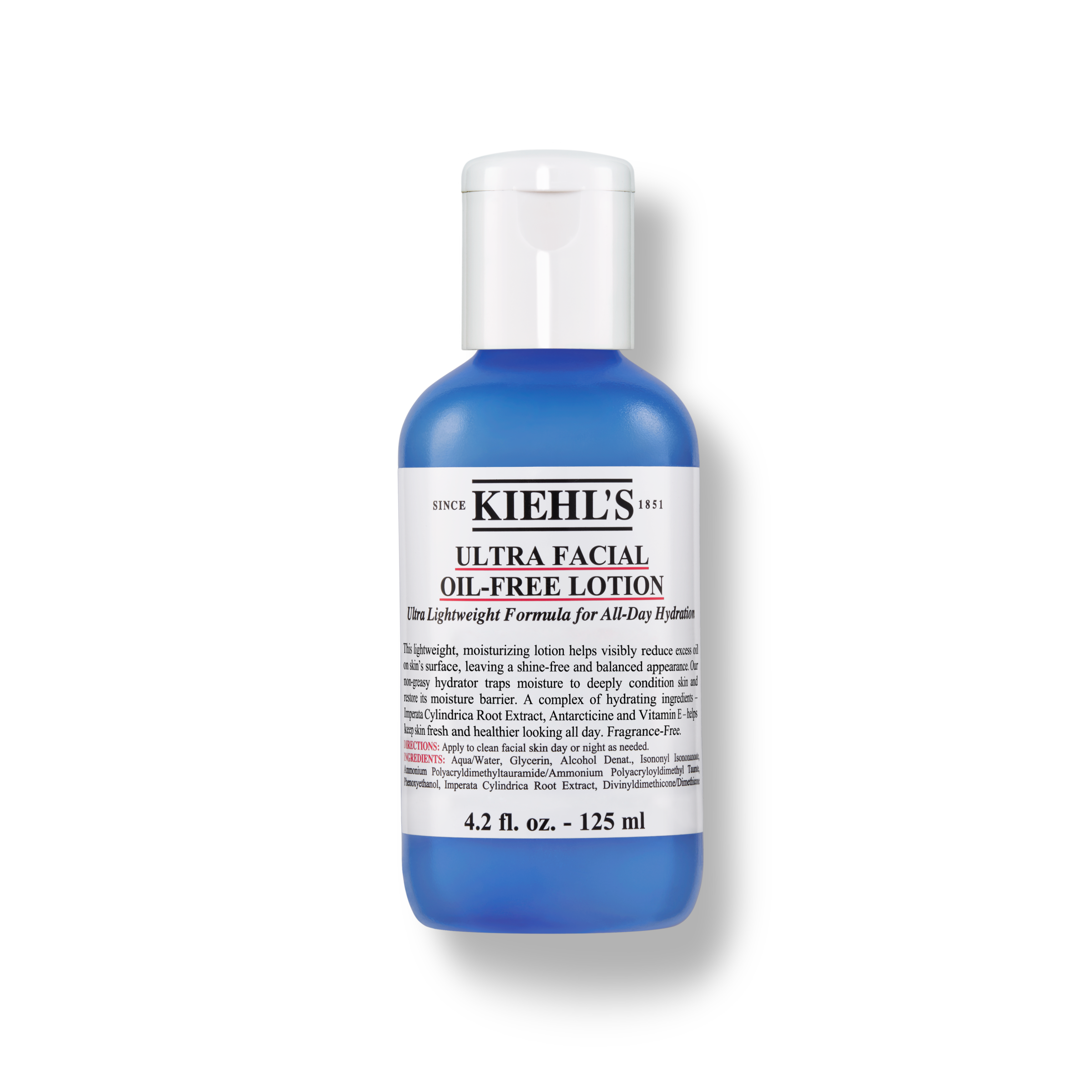 Ultra Facial Oil Free Lotion Skin Care Face Moisturizers Kiehls